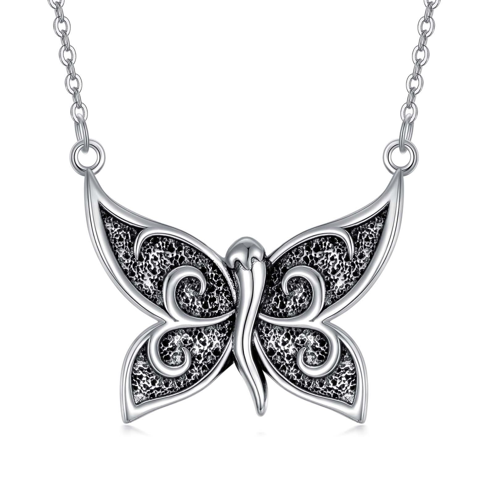 LEECCI Italian Horn Necklace 925 Sterling Silver Italian Horn Charm Pendant Good Luck Protection Amulet Jewelry for Women Men