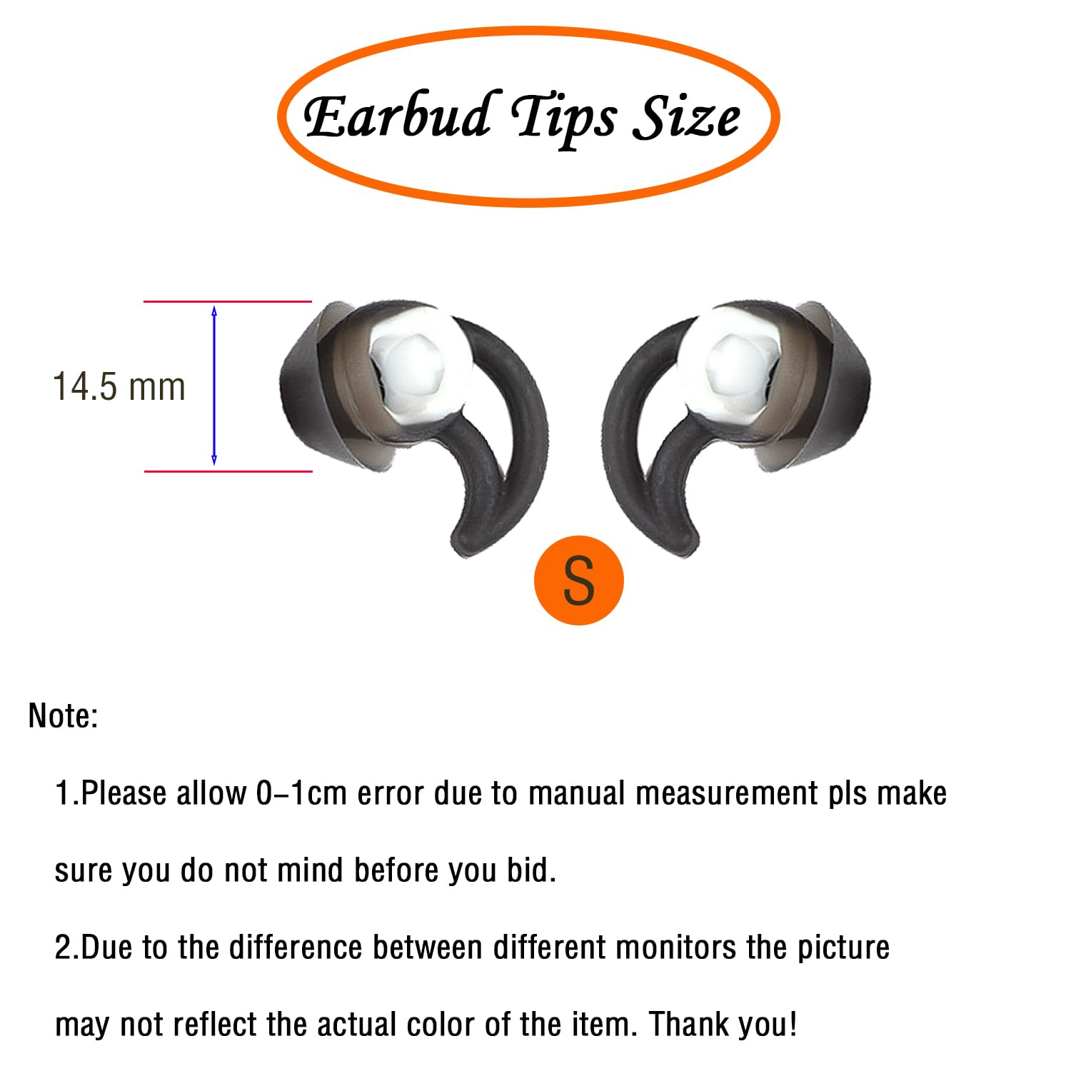 WKYMY Small Earbud Replacement Tips Silicone Earbud Tips Compatible with Bose QC20 QC20i SoundSport SIE2i IE2 IE3 Headphone Ear Bud Tips Earbud Covers 3 Pairs