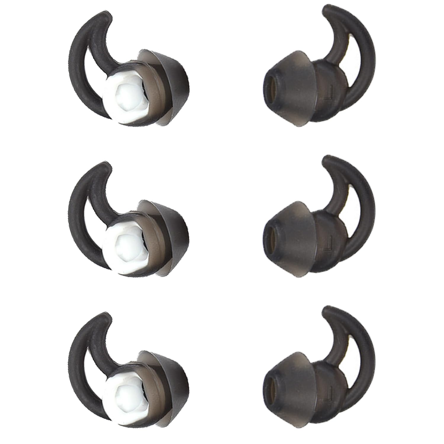 WKYMY Small Earbud Replacement Tips Silicone Earbud Tips Compatible with Bose QC20 QC20i SoundSport SIE2i IE2 IE3 Headphone Ear Bud Tips Earbud Covers 3 Pairs