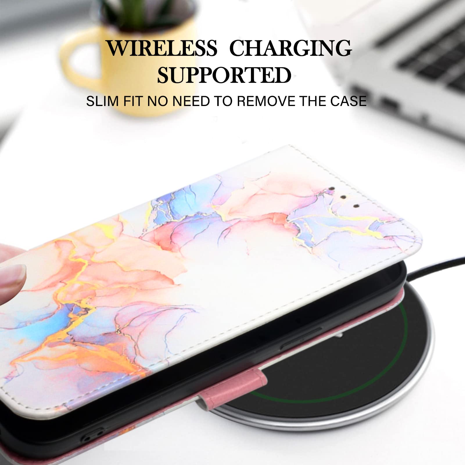 Case for Oppo Reno 6 Pro 5G Cover,Case for Oppo Reno6 Pro 5G PEPM00 CPH2249 PU Leather Flip Cover Stand Cases Cover White