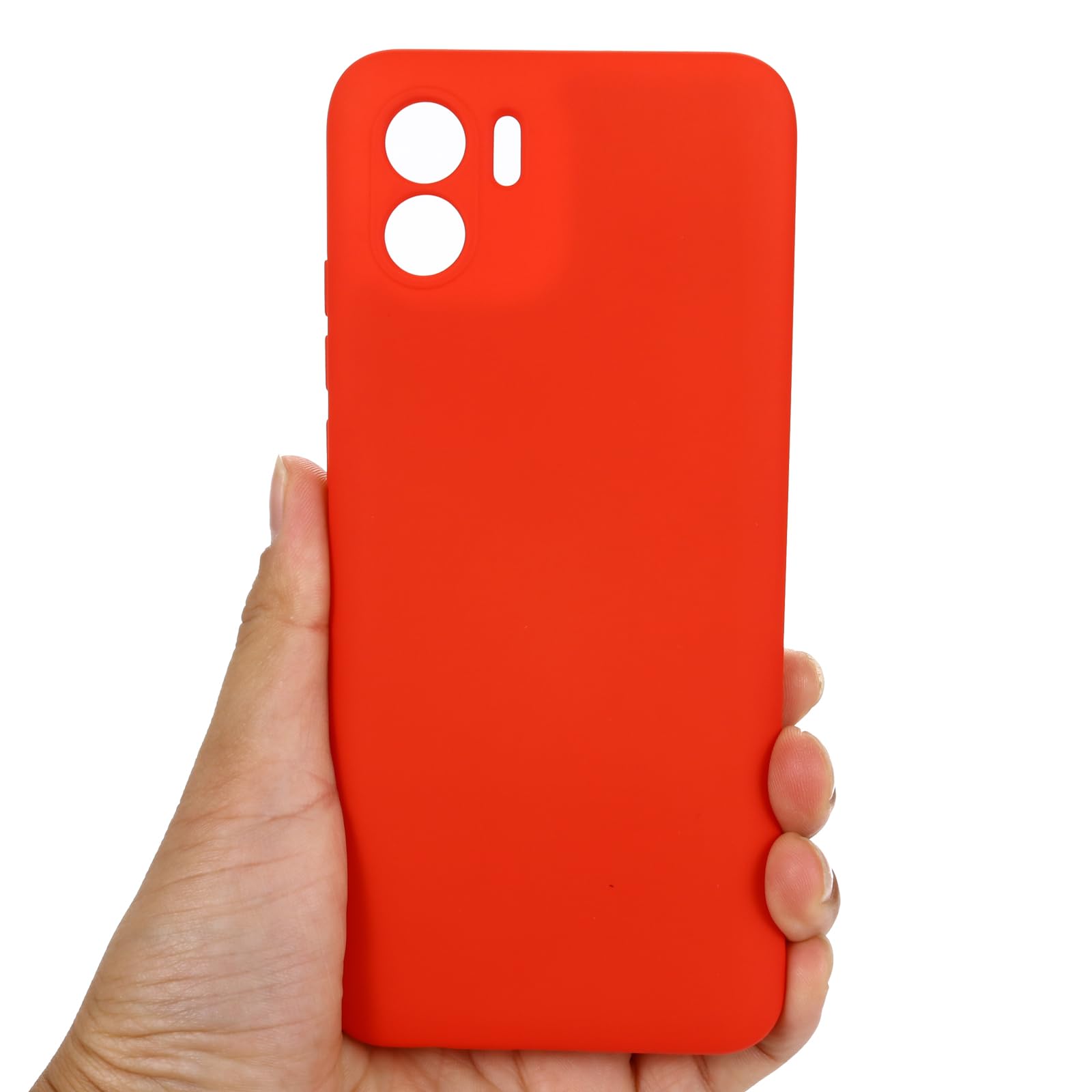 Case for Xiaomi Redmi A1/Xiaomi Redmi A2, Liquid Silicone Protective Phone Case for Xiaomi Redmi A1/Xiaomi Redmi A2 with Silicone Lanyard, Slim Thin Soft Shockproof Cover for Xiaomi Redmi A1/Redmi A2