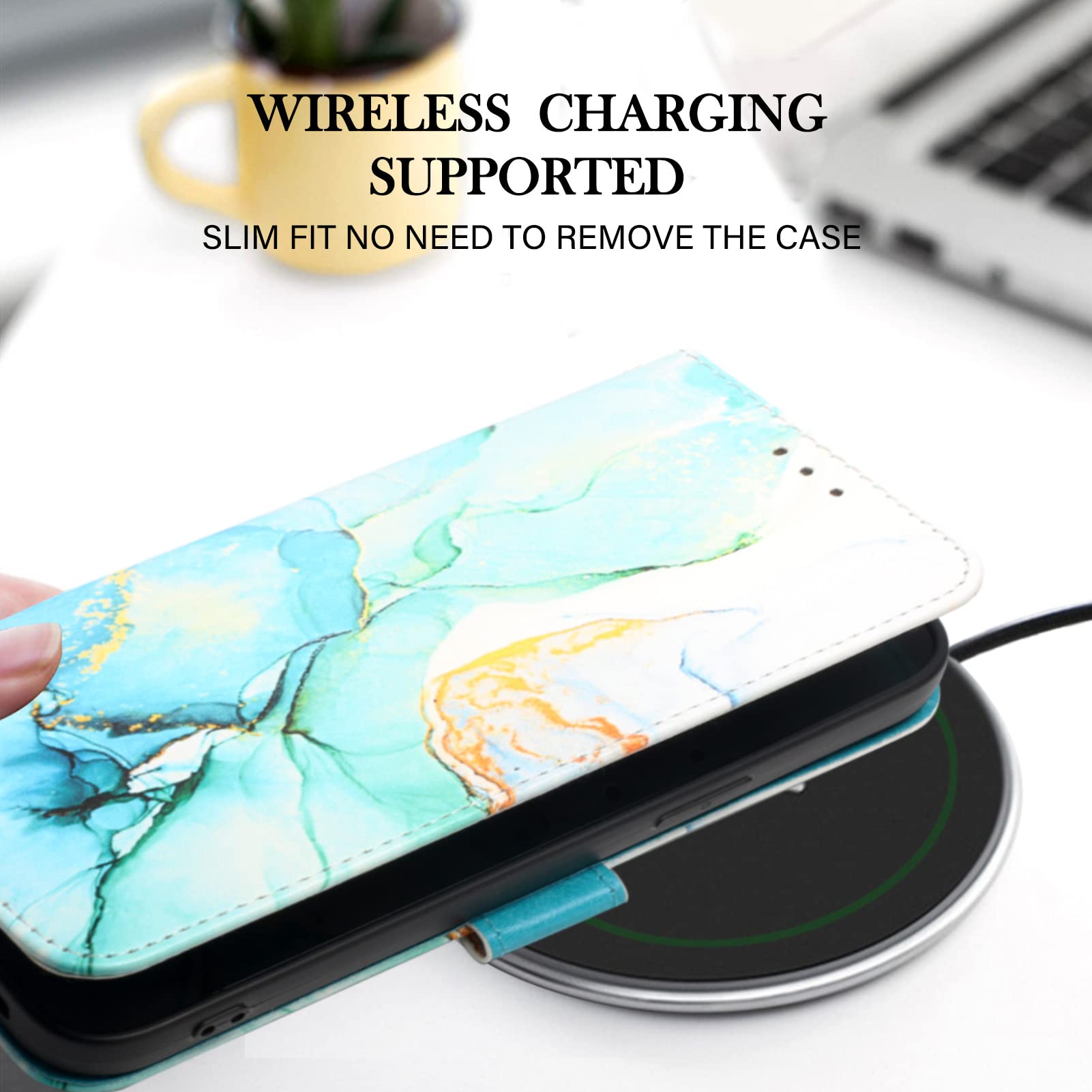 Case for Oppo Reno 6 Pro 5G Cover,Case for Oppo Reno6 Pro 5G PEPM00 CPH2249 PU Leather Flip Cover Stand Cases Cover Green