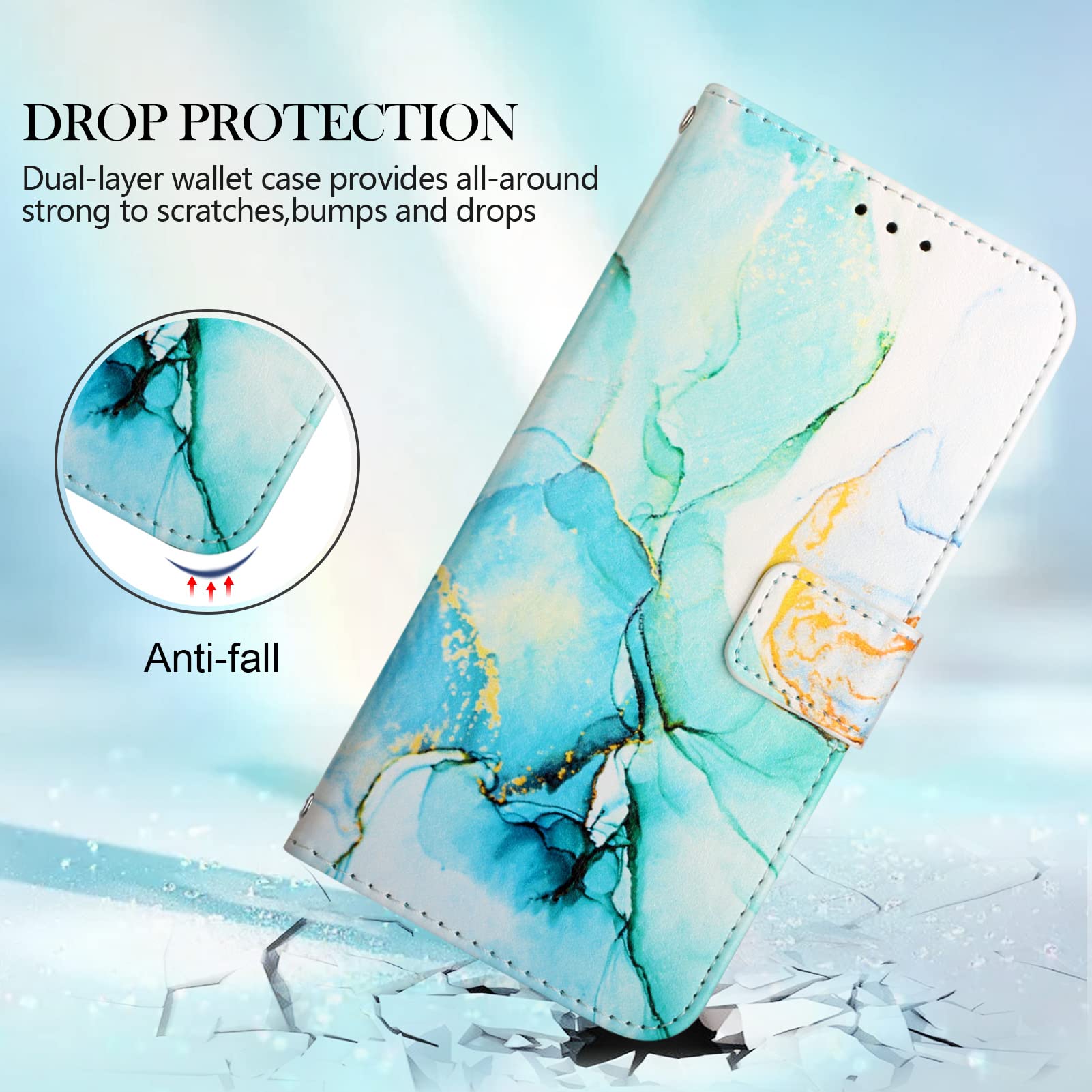 Case for Oppo Reno 6 Pro 5G Cover,Case for Oppo Reno6 Pro 5G PEPM00 CPH2249 PU Leather Flip Cover Stand Cases Cover Green