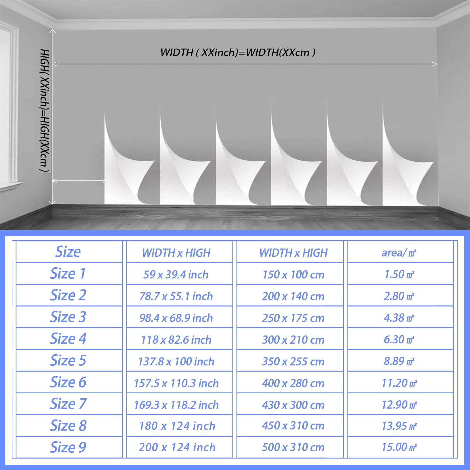 Rtaayt 3D Stereo Modern Wall Mural, Blue Night Universe Space Shinning Stars Fashion Wallpaper, Breathable Waterproof Wall Decals for Living Room Sofa Study Background Decor Murals-59 Wx39.4 H