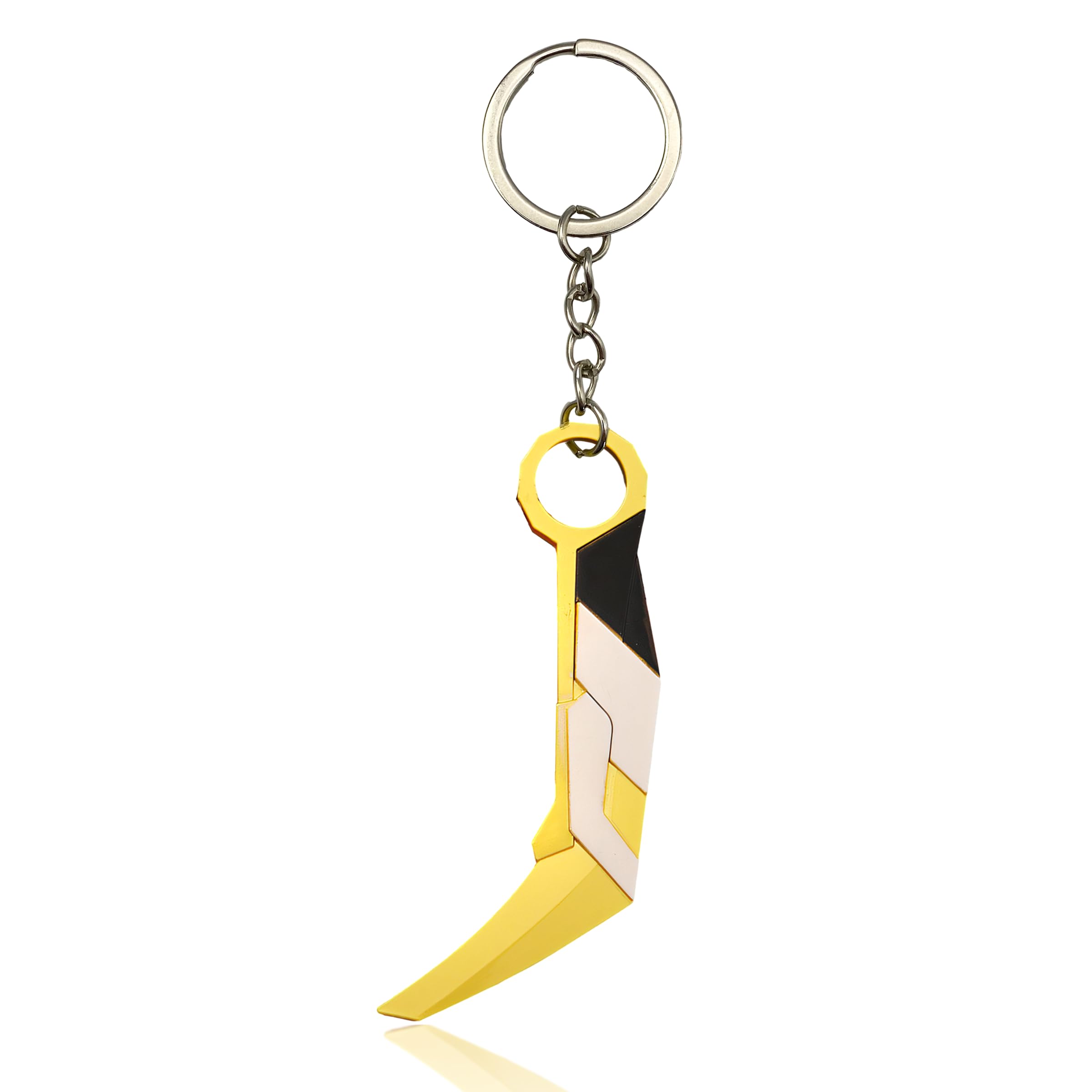 MING XING SHENG Game Valorant Keychain, Prime 2.0 Karambit Knife Keychain, Varlor Keychain gold Claw Knife