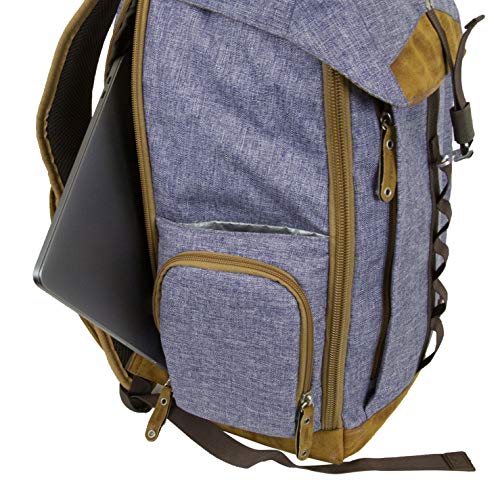 BONDKA - Laptop Backpack, Business Travel for Men Women, Great for College School Bookbag, Fits 15.6" Laptop and Notebook
