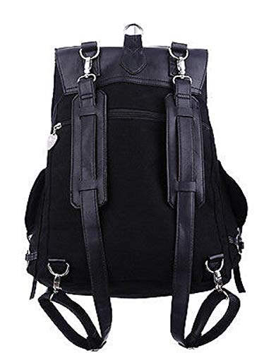 Restyle Dark Side Gothic O-rings & Black Harness Design Witchcraft Backpack