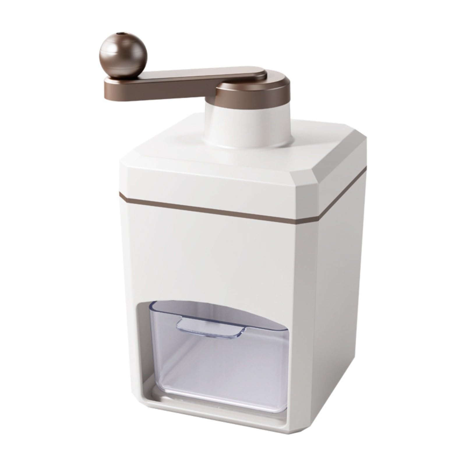 BOTTICASA Shaved Ice Machine Snow Cone Machine Portable Ice Crusher Manual Shaved Ice Machine For Home With Free Ice Cube Trays - BPA Free