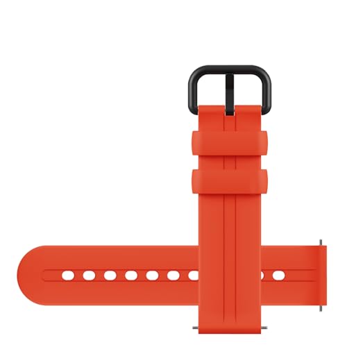 Gabb Watch Style Band - Kids Watch Band Replacement, Flexible, Waterproof Soft Silicone for All Watches, Easily Adjustable, Sweatproof and High-Performance Silicone (Red)