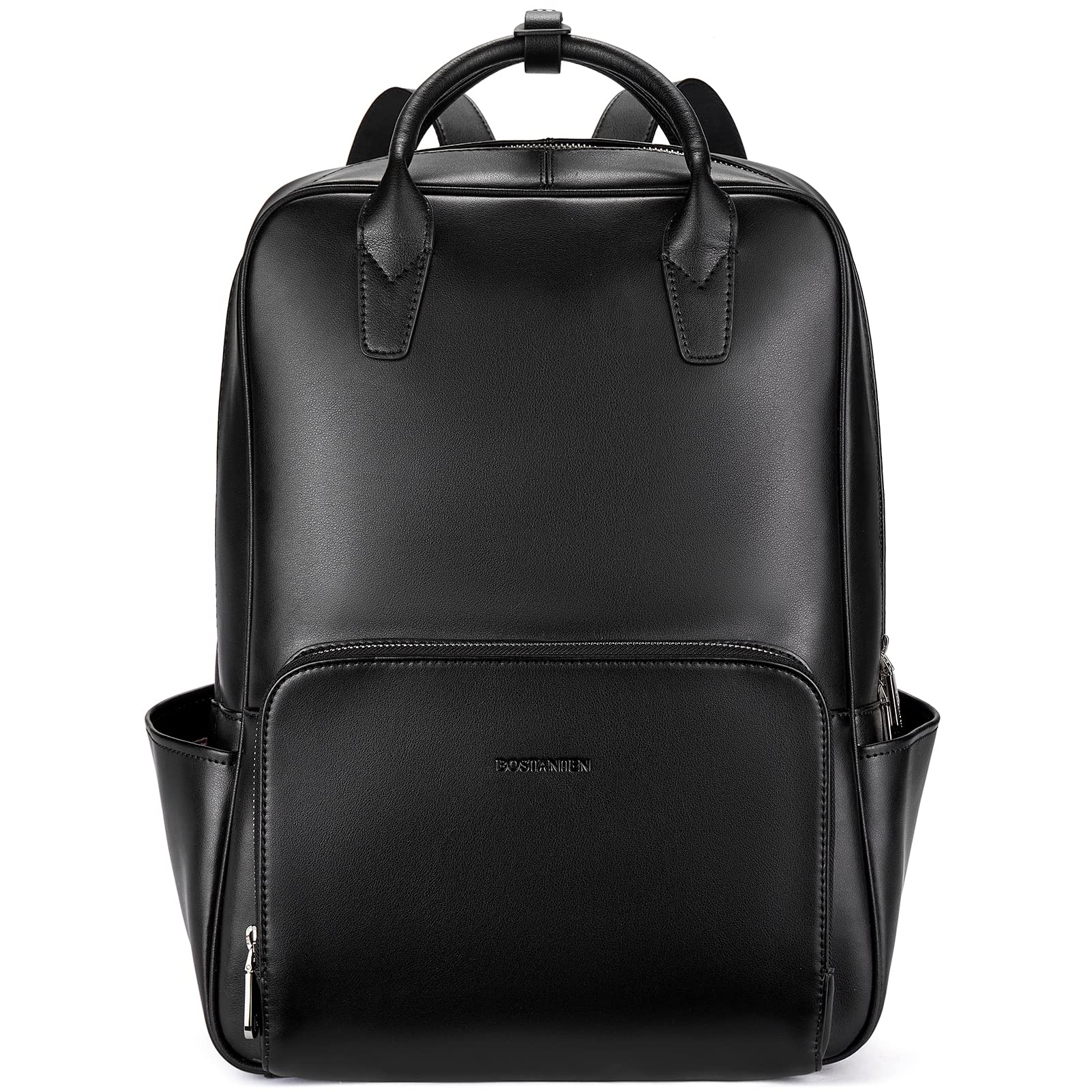 BOSTANTEN 20 inch Carry On Luggage Airline Approved ＆ Genuine Leather 15.6 inch Laptop Backpack Casual Backpack Travel Bag