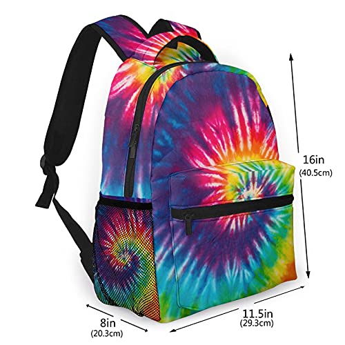 Tie dye Backpack bookbags high School for girls women highschool College Laptop Bag Casual Travel Daypack gift Hiking Camping