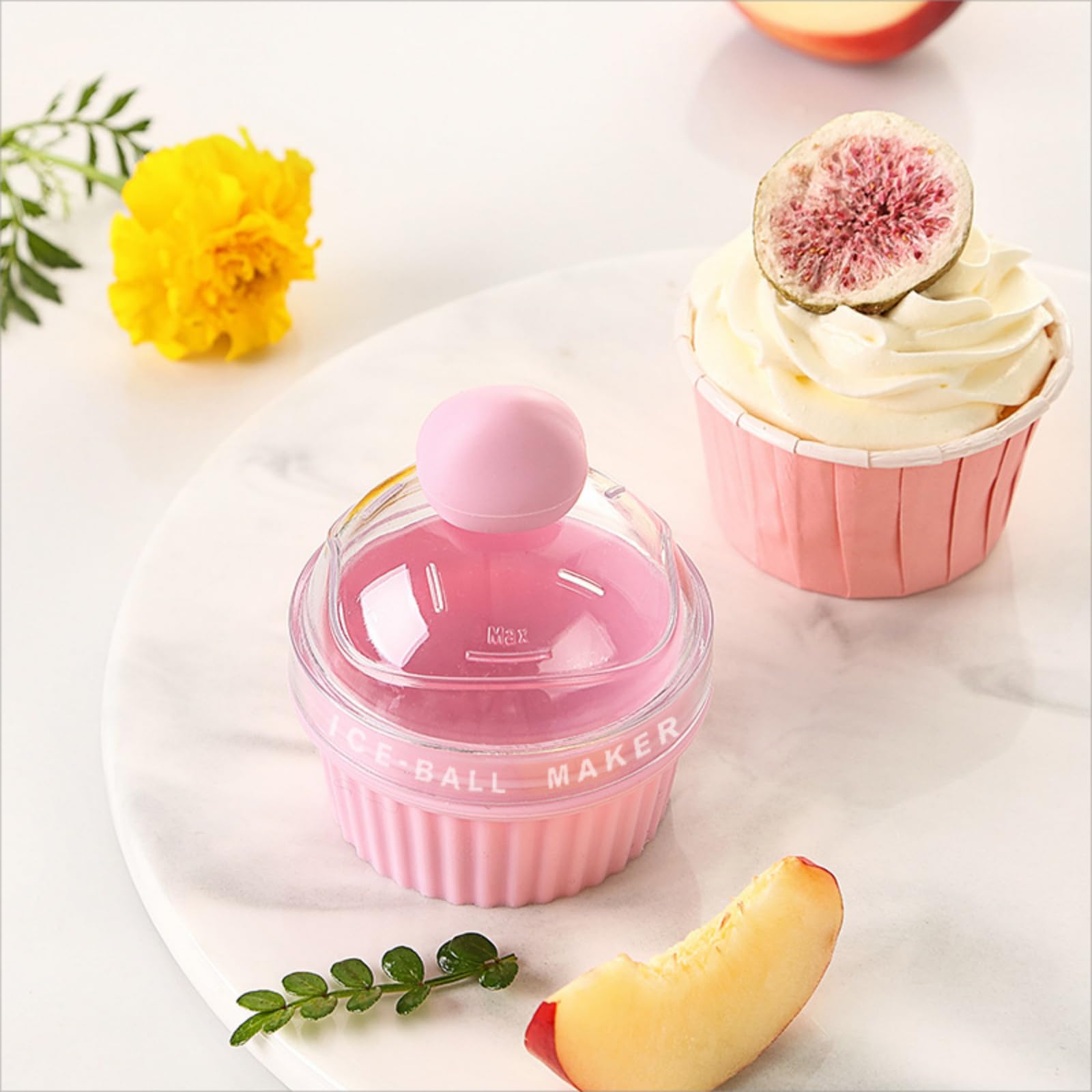 Whiskey Silicone Ice Tray,Ice Cube Maker Tray,With Lid, Reusable,Cake Ice Ball/Ice Grid/Ice Cube Mould,Home Ball Ice Maker, Creative Gift for Family and Friends