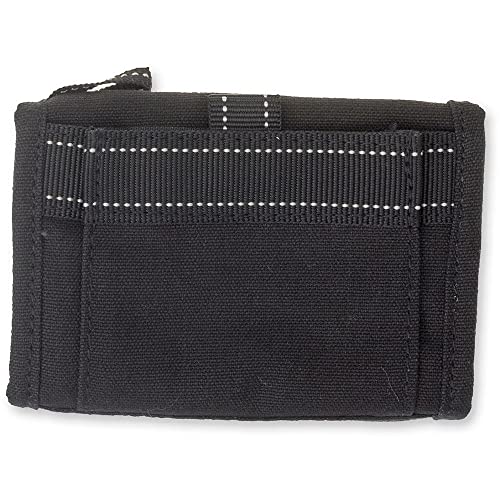 KAVU Wally Trifold Wallet with Coin Pocket and Key Ring - Black