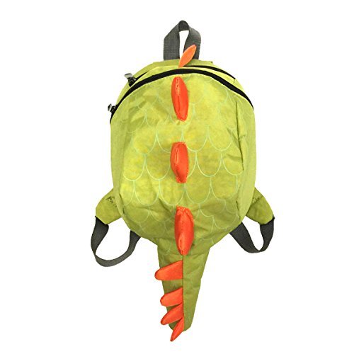 Bowbear Toddler Kids Preschool Dinosaur Backpack, Green
