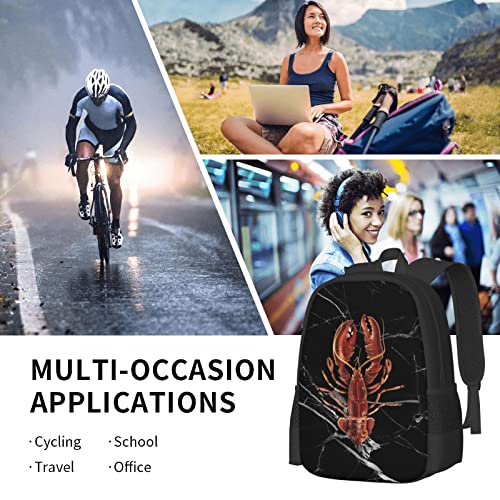 Lobster-Backpack, Laptop Backpacks Bookbags Travel Daypack School Bags For Women Men Teens Veswiya