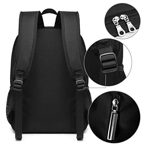 Backpack Infinite~Lists Logo Custom Business Bckpack for College School Computer Bag for Women Men for 17 Inch Laptop
