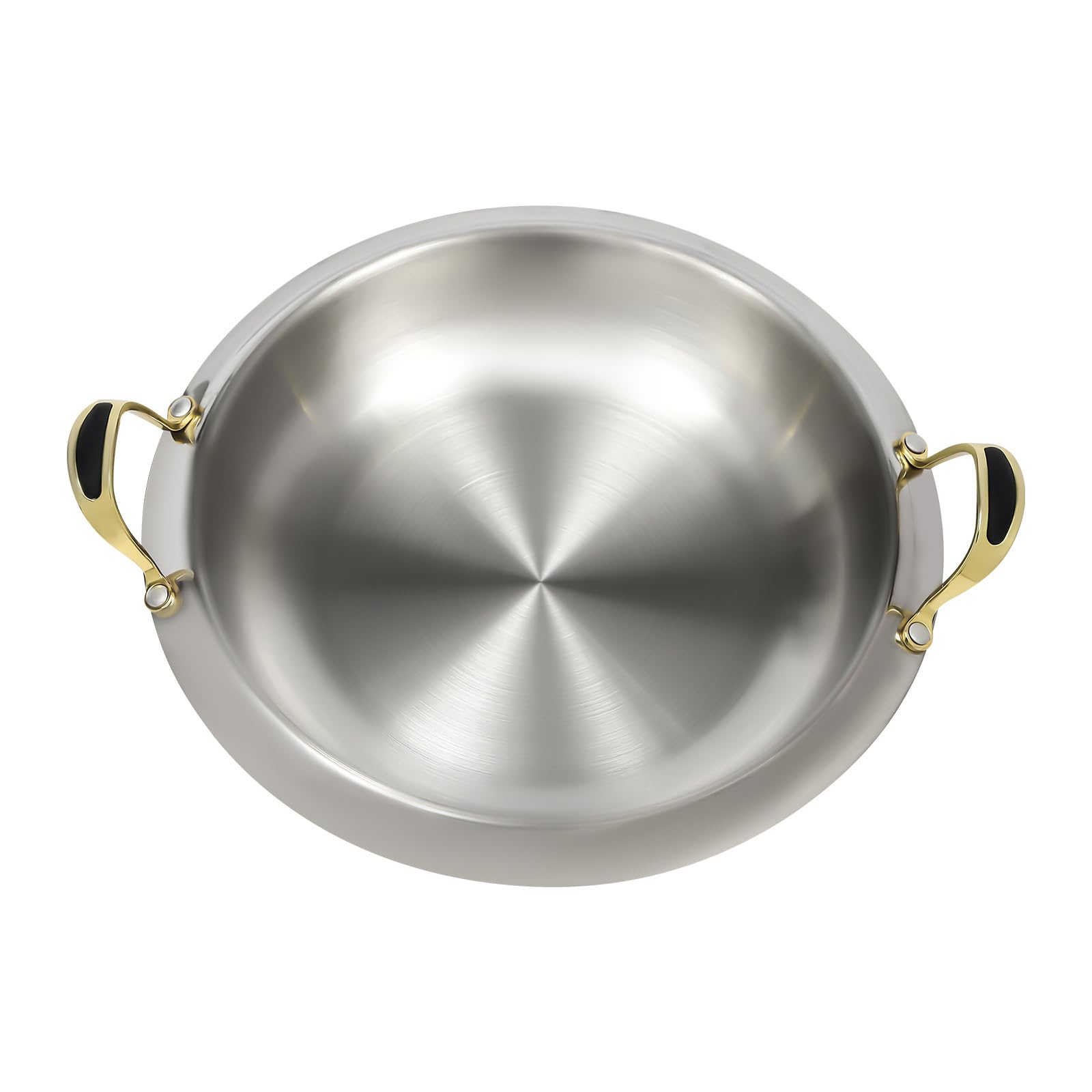Round Chafing Dish,Stainless Steel Chafing Dish Buffet Chafer,2.5L Catering Chafers and Buffet Warmers with Fuel Holder,for Hotels,Buffets,Restaurants,Family Gatherings (Gold)