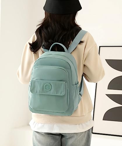Collsants Small Backpack Purse for Women Nylon Travel Backpack Lightweight Casual Daypack(black)