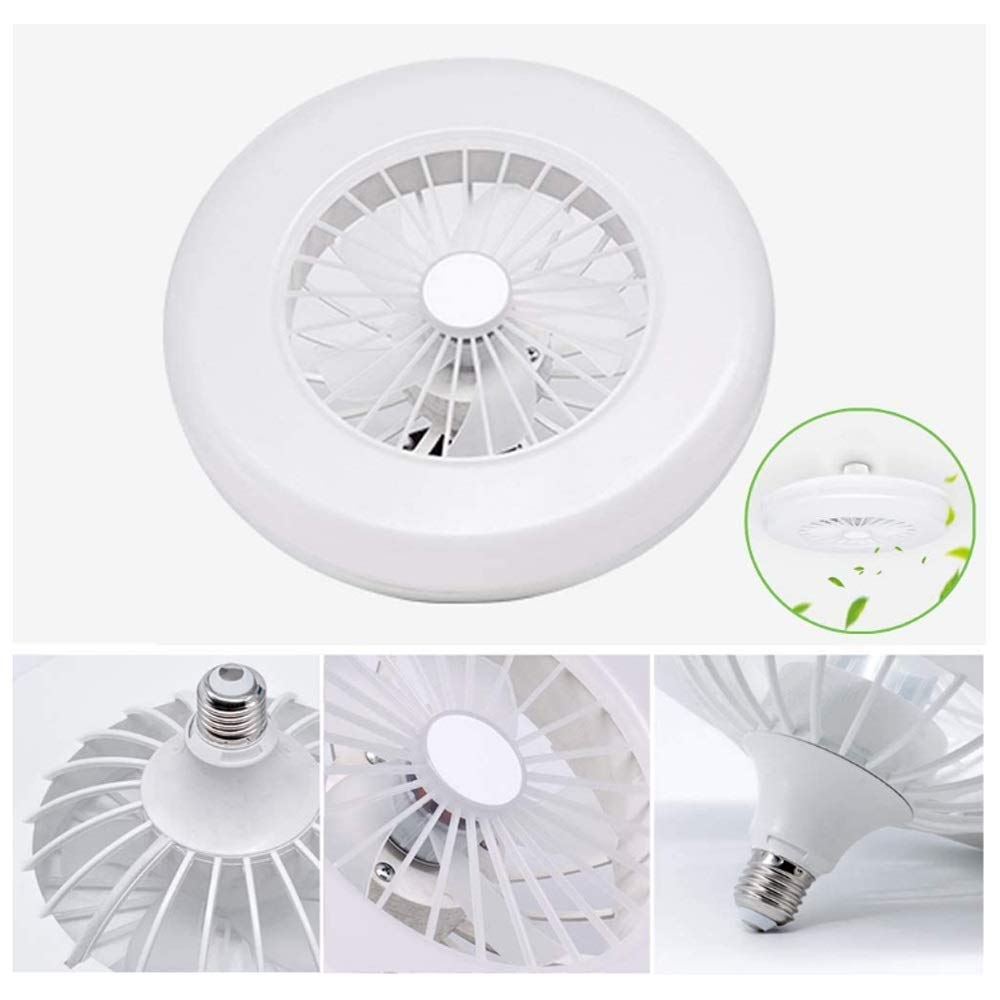 YUEGOO Ventiladores De Techo con Lámparas, Ventilador Moderno Lámpara De Techo De 20 W Ventilador De Techo con Iluminación Led Creativa De Ventiladores De Techo Tranquilo Invisible Luz Para la Sala De