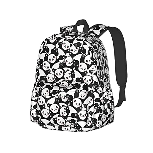 acmrueks Panda Backpack Lightweight Backpack for Boys and Girls Large Backpack for Man and Woman, One Size