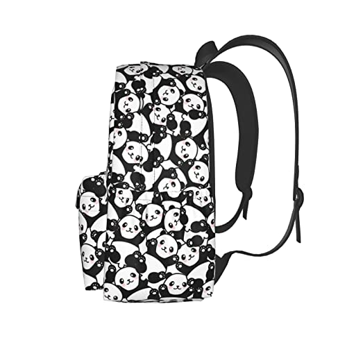 acmrueks Panda Backpack Lightweight Backpack for Boys and Girls Large Backpack for Man and Woman, One Size