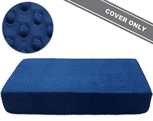 Super Soft Stretchy Fitted Crib Bed Sheet for Standard Crib and Toddler Mattress by BlueSnail (Dark Blue)