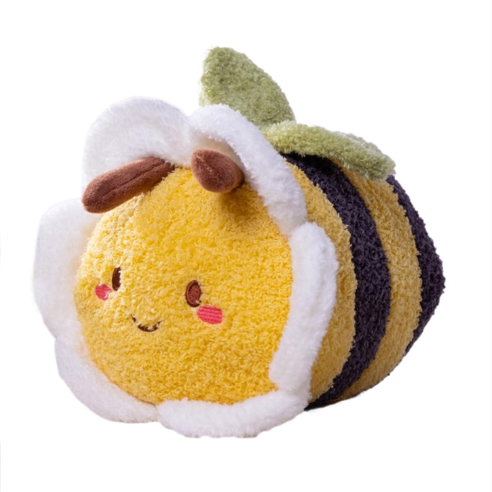 TONGMAN 12 inch Bee Plush Toy, Cute Bee Stuffed Plushie Pillow Doll, Soft bee Pillow Toy, Suitable for Boys and Girls Birthday Party