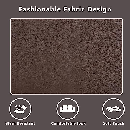 Caberryne Leather Recliner Sofa Sets, Loveseat for Living Room Furniture Set, Reclining Couch, Wall Hugger Double House/Office/Theater Seating(Loveseat Recliner), Light Brown