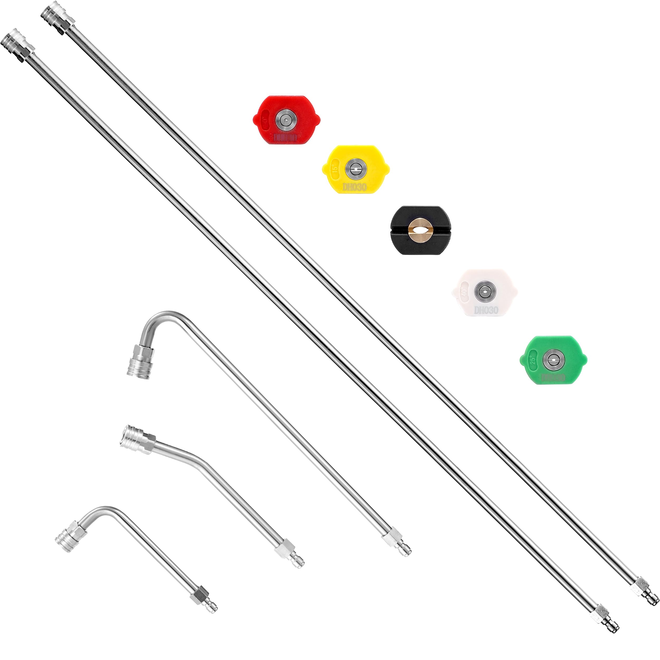 M MINGLE Pressure Washer Extension Wand, Foam Cannon Compatible with Portland Husky and Ryobi Pressure Washer