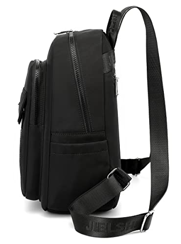 Collsants Small Backpack for Women Girls Teen Mini Nylon Backpack Fashion Backpack Bookbag Daypack(black)