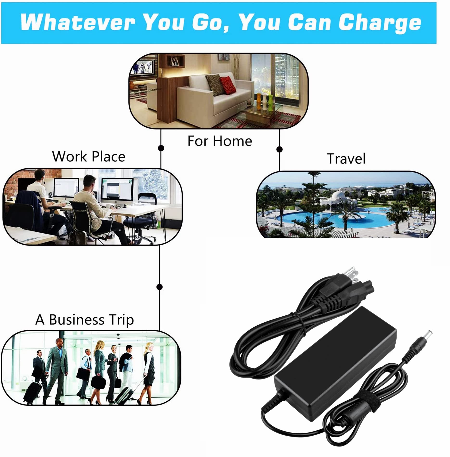 Jantoy AC/DC Adapter Replacement for Artograph LED500 LED 500 225-500 Digital Art Projector Power Supply Cord Cable PS Charger Mains PSU