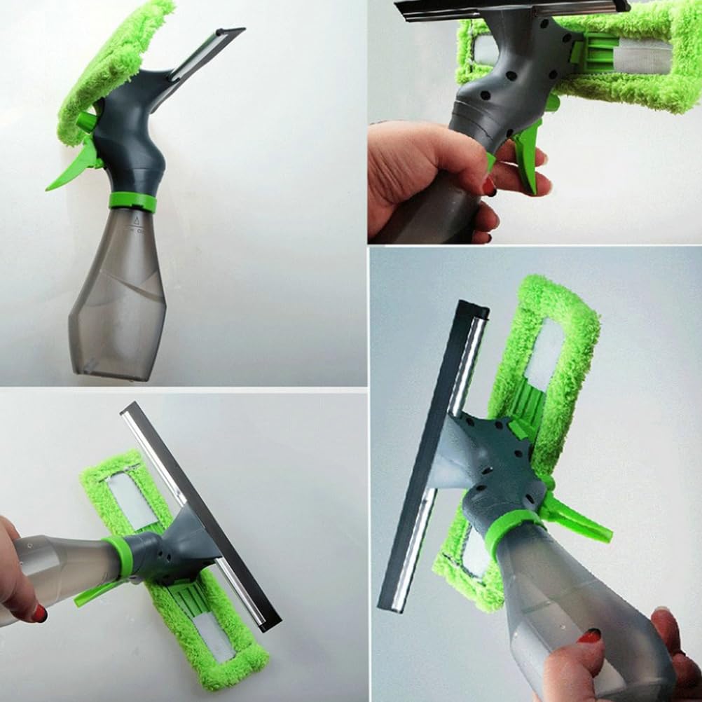 VICASKY Squeegee Machine Windshield Cleaning - 1pc Window Squeegee Small Wash Machine Cleaner Washing Blade Car Windshield Wiper Cleaning Kits Kit Glass Door Spray Bottle