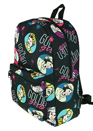 KBNL Golden Girls Sitcom Series All Over Print Sublimated Backpack - 64969, Black