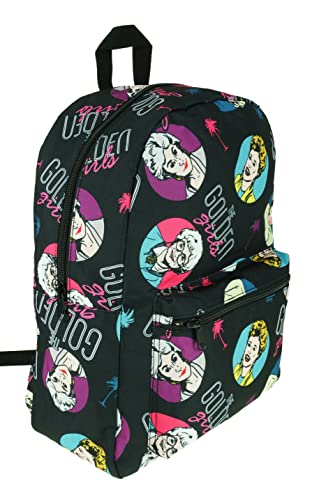 KBNL Golden Girls Sitcom Series All Over Print Sublimated Backpack - 64969, Black
