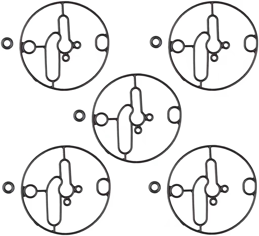 (5 Sets) 698781 Carb Carburetor Float Bowl Gasket Fit for Briggs & Stratton 698781 Nikki Carburetor John Deere Troy-Bilt Toro Lawn Mower