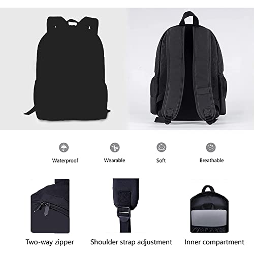 Tbuxglu Casual 16" Backpack Anime Travel Bags 3D Printed Laptop Backpacks Cartoon Sports Bag-4