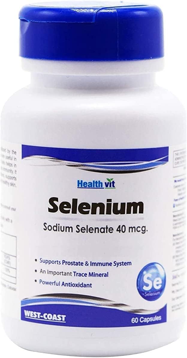 SENTA Healthvit Sodium Selenite Selenium 40 mcg – 60 Capsules
