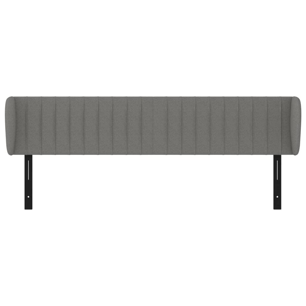Penau Headboard with Ears Dark Gray 72"x9.1"x30.7"/34.6" Fabric Transform Your Bedroom Aesthetic Classic Design, Modern Comfort