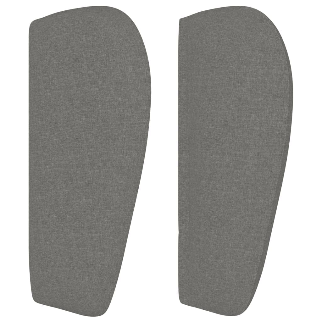 Penau Headboard with Ears Dark Gray 72"x9.1"x30.7"/34.6" Fabric Transform Your Bedroom Aesthetic Classic Design, Modern Comfort