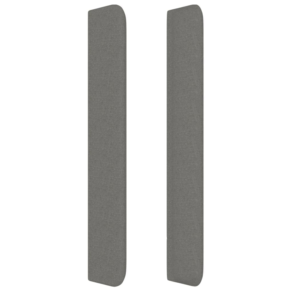 Penau Headboard with Ears Dark Gray 40.6"x6.3"x46.5"/50.4" Fabric Chic Bedroom Enhancements Elegance Meets Functionality