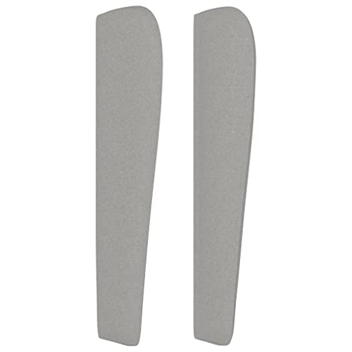 Penau Headboard with Ears Light Gray 40.6"x9.1"x46.5"/50.4" Fabric Modern Comfort for Your Bedroom Enhance Your Sleep Space