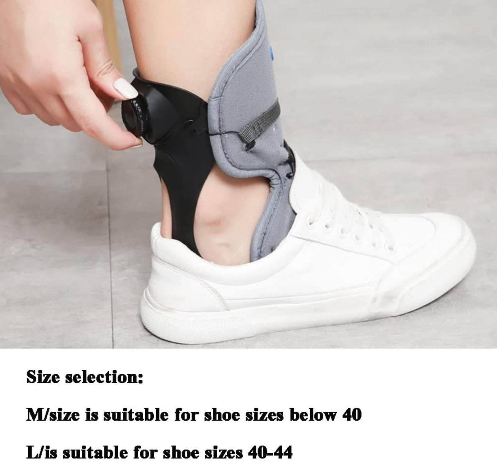 Plantar Fasciitis Relief Night Splint Adjustable Foot Brace Wrap Arch Foot Pain Achilles Tendonitis Support Fits Left or Right Women and Men,Right-40-44