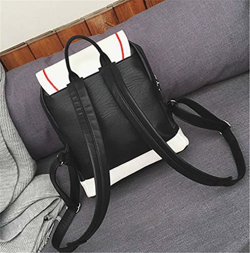 Smilovely Girl Magic Circle Cute Lolita Anime Cardcaptor Sakura Cosplay Backpack free size White