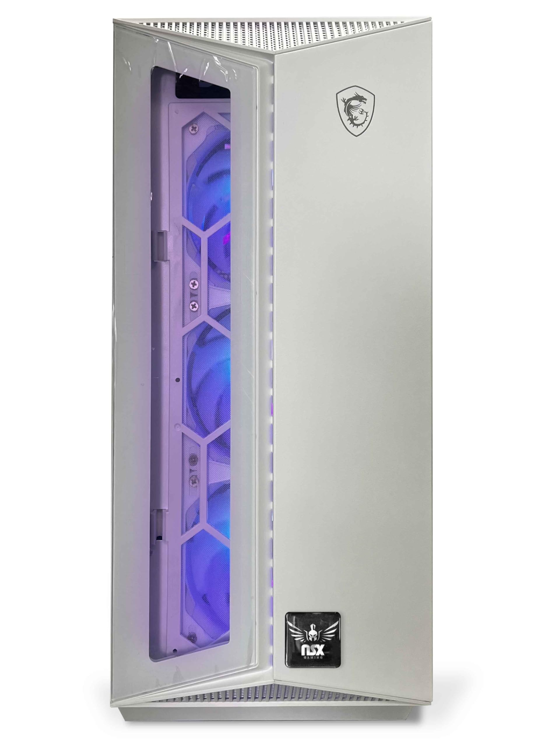 NSX GAMING Phoenix Gamer Desktop PC (AMD Ryzen 5 5600G 3.9 Ghz, 16GB 2 * 8Gb RAM Ddr4 3600, SSD 480 Nvme M.2, Windows 11 Home, WiFi Ready, Mouse and Keyboard Included)