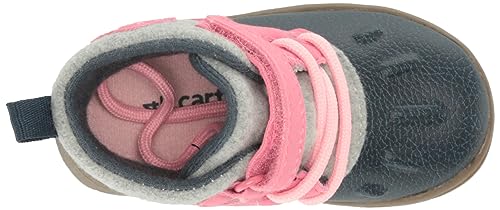 Carter's Kids New Boot, Pink, 7 US Unisex Toddler