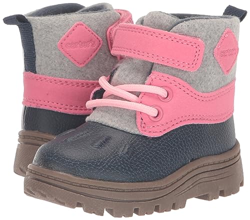 Carter's Kids New Boot, Pink, 7 US Unisex Toddler