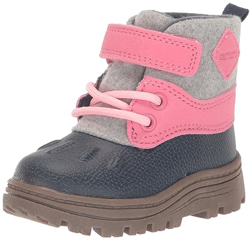 Carter's Kids New Boot, Pink, 7 US Unisex Toddler
