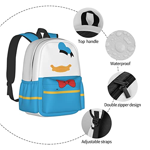 Cartoon Anime Backpack,3d Print Laptop Bag Large Casual Daypack Waterproof Backpacks For Travel Large Capacity Backpack,17 Inch (Blue)