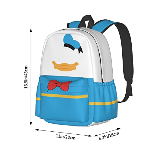 Cartoon Anime Backpack,3d Print Laptop Bag Large Casual Daypack Waterproof Backpacks For Travel Large Capacity Backpack,17 Inch (Blue)