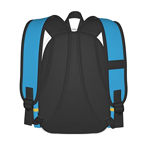 Cartoon Anime Backpack,3d Print Laptop Bag Large Casual Daypack Waterproof Backpacks For Travel Large Capacity Backpack,17 Inch (Blue)